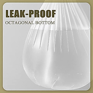 Small Trash Bags 4 Gallon - Unscented 4 Gallon Trash Bag Small Garbage Bags, Bathroom Trash Bags for Office Kitchen Bedroom, White 4 Gal Small Trash Can Liners, 80 Count