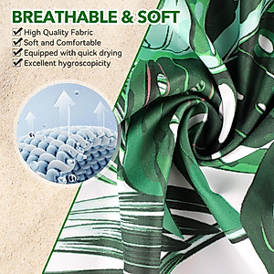 DECOMEN Beach Towel, Microfiber Beach Towels, Oversized Lightweight Quick Dry (73" x 32") Sand Proof, Absorbent, Compact, Beach Blanket, Lightweight Towel for The Swimming, Sports -Palm Leaf