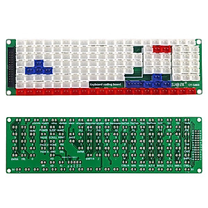 SJ@JX Development Keyboard Encoder Board Game Controller DIY LED Keyboard Development Board Media Music USB Encoder 104 Keys Arcade DIY Kit
