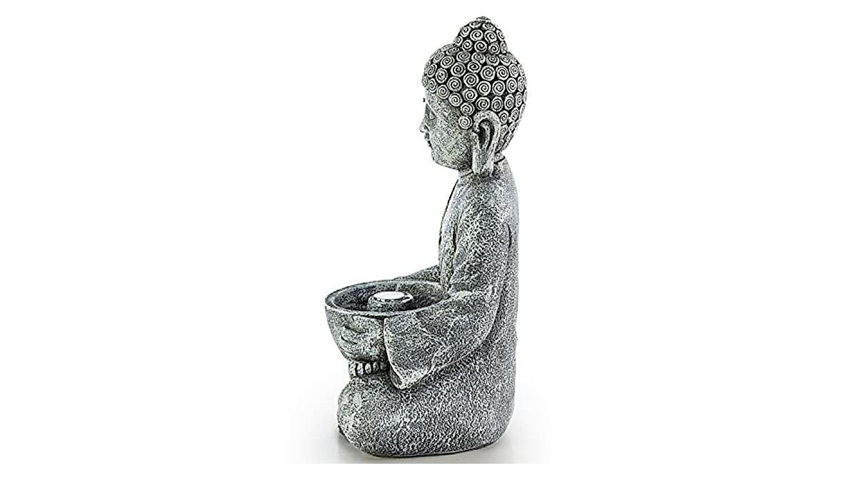 Zen Buddha Solar Garden Light - Tranquil Outdoor Decor