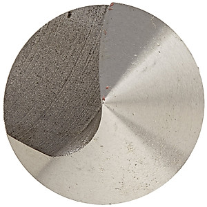 KEO 53248 High-Speed Steel Single-End Countersink, Uncoated (Bright) Finish, Single Flute, 82 Degree Point Angle, Round Shank, 1/2" Shank Diameter, 1-1/4" Body Diameter