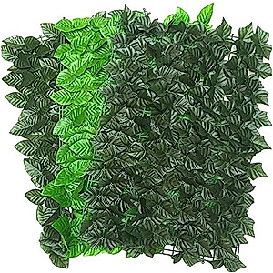 HACSYP Expandable Faux Privacy Fence Artificial Ivy Privacy Fence Screen | Garden Privacy & Protective Leaves Filter Roll Privacy Fence for Outdoor Garden Balcony Backyard