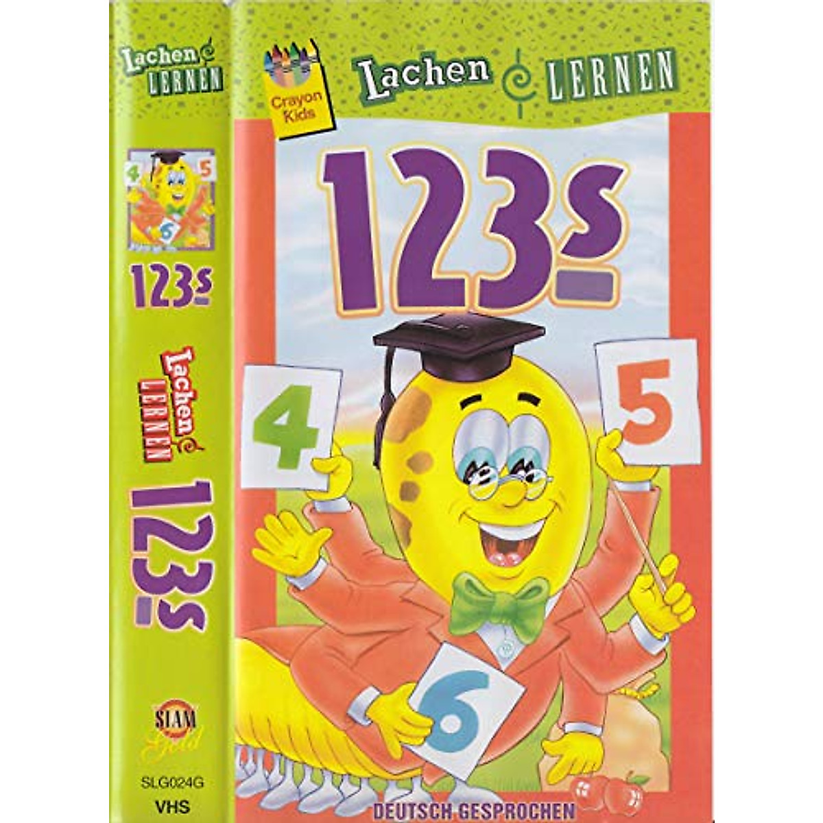 Lachen & Lernen 123s - Zahlen von 0 bis 10 [VHS-VIDEOKASSETTE]
