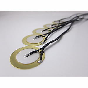 Goedrum Pack of 5 Prewired 35mm Piezo Disc