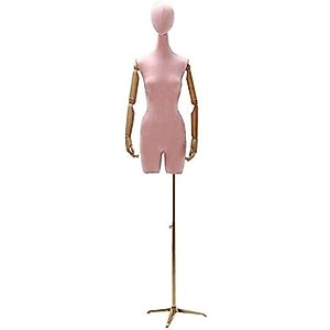 Mannequin Display Stand Tailors Dummy Mannequin Adjustable Height Female Tailors Dummy Dressmakers Mannequin Display Bust ( Color : D ) (F )
