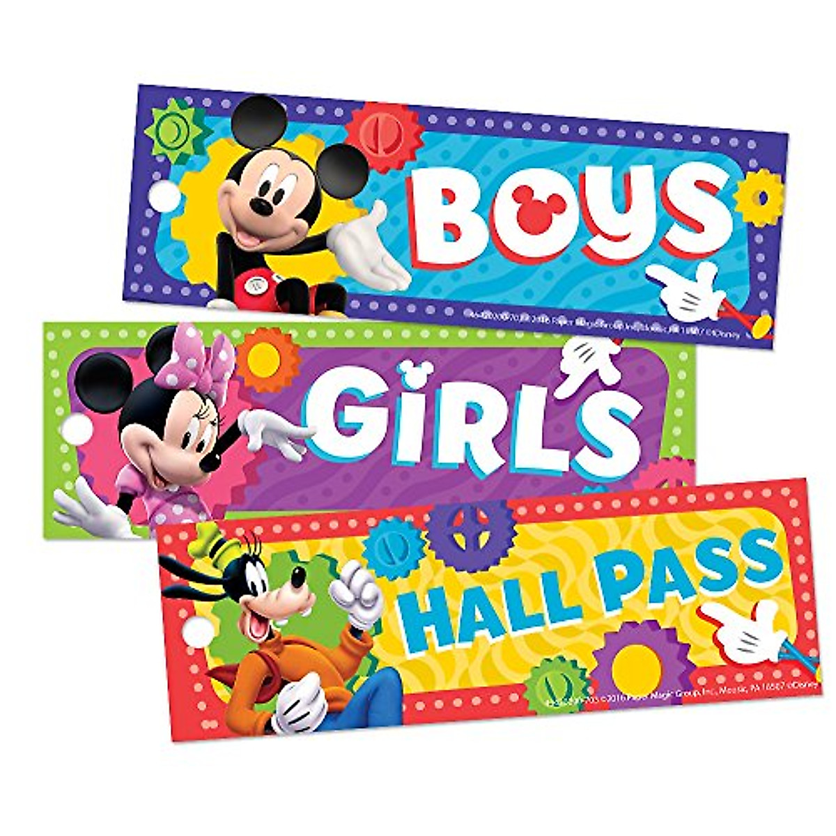 Eureka Classroom Hall Passes -Mickey Mouse Clubhouse