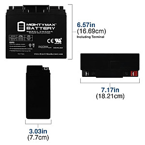 Mighty Max Battery 12V 22AH Replacement Battery for Die Hard Portable Jump Starter 1150