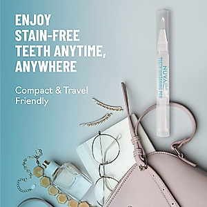 Nuva Dent Sensitive Teeth Whitening Pens - Tooth Whitening Pens Made in USA - 35% Carbamide Peroxide Whitening Gel Teeth Stain Remover - Teeth Whitener, Blanqueador de Dientes Profesional (3 Pcs)