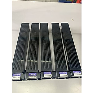 YOUTOP 4PK TN712 TN-712 (A3VU030) Black Toner Cartridge Compatible for Konica Minolta Bizhub 654/654e/754/754e