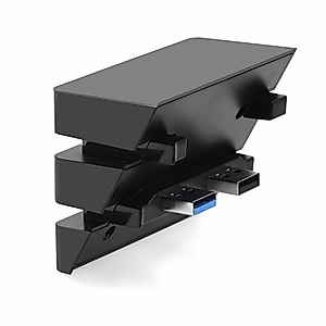 High Speed 5-Port USB Hub 2.0 & 3.0 Expansion Hub Controller Adapter for Pro Game Console, Led Indicators