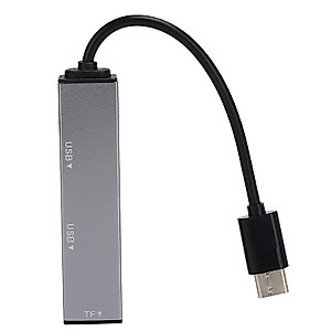 3 in 1 USB C ,USB Docking Station,Multi Port Type C Adapter,Type?C Interface Converter,Plug?in Reader, Extension,Dual USB 3.0 Ports,for Flash Drives, Mice, Keyboards