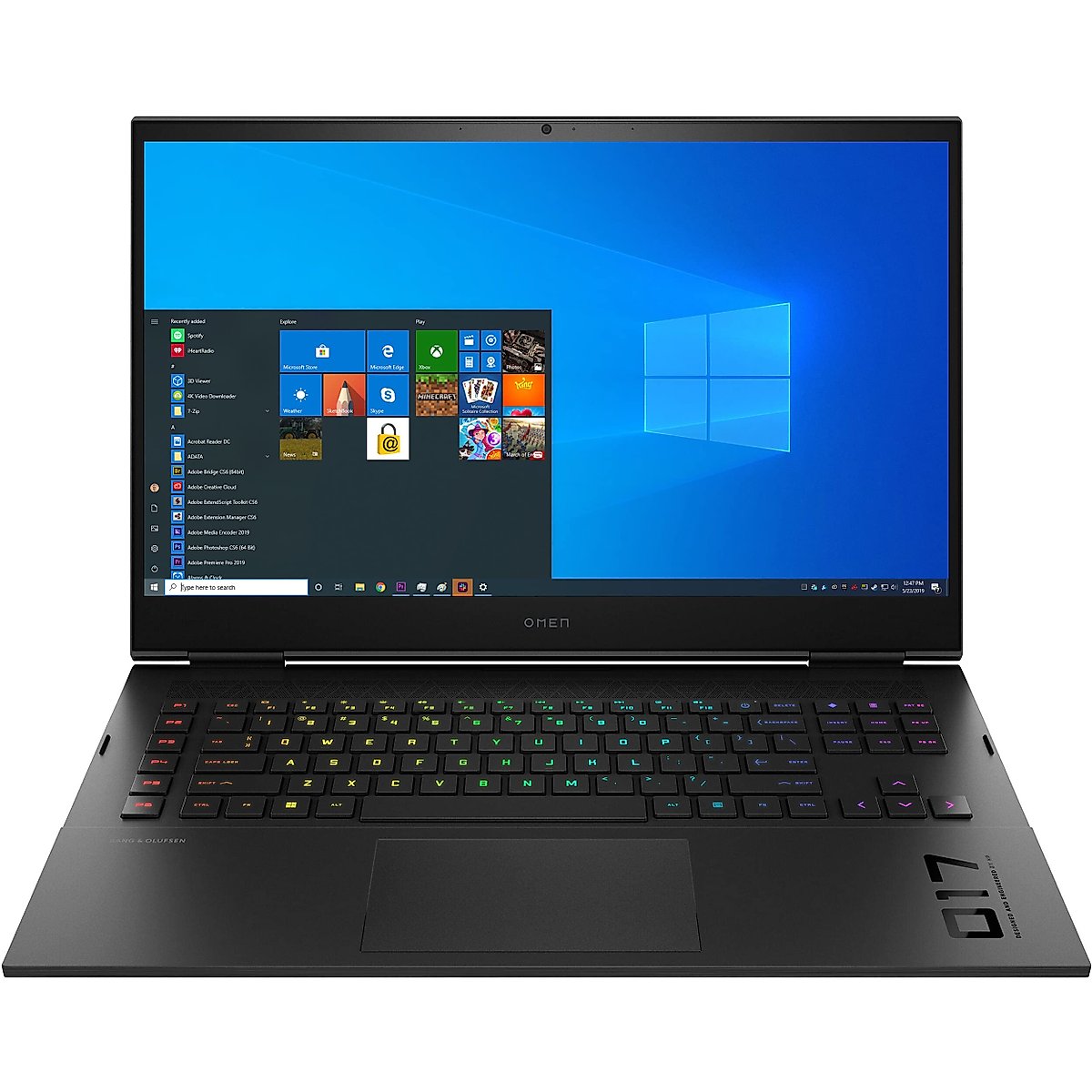 HP OMEN 17 17.3" FHD 144Hz Display Gaming Laptop - 12th Gen Intel Core i7-12800HX 16-Core up to 4.80 GHz Processor, 32GB DDR5 RAM, 4TB NVMe PCIe SSD, GeForce RTX 3060 6GB Graphics, Windows 10 Pro