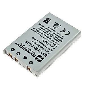 Synergy Digital SDENEL5 Lithium-Ion Battery - Rechargeable Ultra High Capacity (3.7V 1100 mAh) - Replacement for Nikon EN-EL5