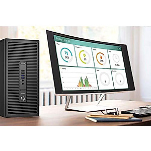 HP 600 G2 ProDesk Mini-Tower PC, Intel Quad-Core i7-6700 Upto 4.0GHz, 32GB RAM, 256GB SSD, AMD R7 240 2GB HD Graphics 4K, AC Wi-Fi, Bluetooth, HDMI, DisplayPort, Windows 10 Pro (Renewed)