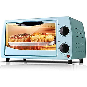 Mini Electric Oven Home Multifunctional Baking Oven Trifle Bread Hob Grill Home Small Baking Cake Pizza Oven 9L Mini Ovens (Color : Pink) Happy Life