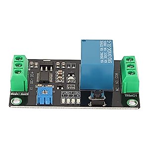 Time Delay Relay Module, Time Delay Relay Timer Relay Module, Delayed Disconnection Delayed Closing Self Locking Delay Switch for Industrial Control (DC24V)