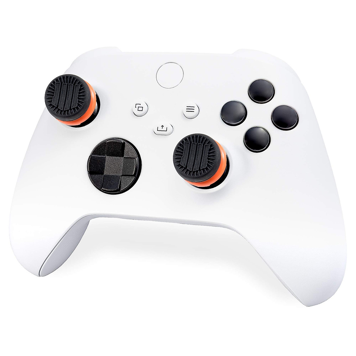 KontrolFreek Call of Duty: Black Ops 4 for Xbox One and Xbox Series X Controller | Performance Thumbsticks | 2 High-Rise | Black/Orange