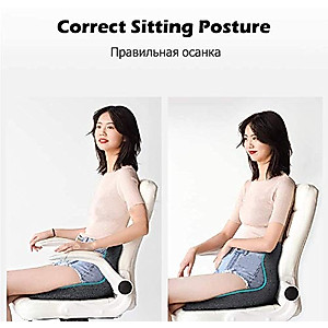 Odekai Ergonomic Seat Cushion for Office Chair, Orthopedic Memory Foam Coccyx Cushion for Tailbone Pain - Office Chair Car Seat Cushion - Seat Cushions for Pressure Relief
