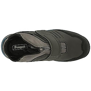 Propét Men's Valais Hiking Boot, Grey/Blue, 13 XX-Wide