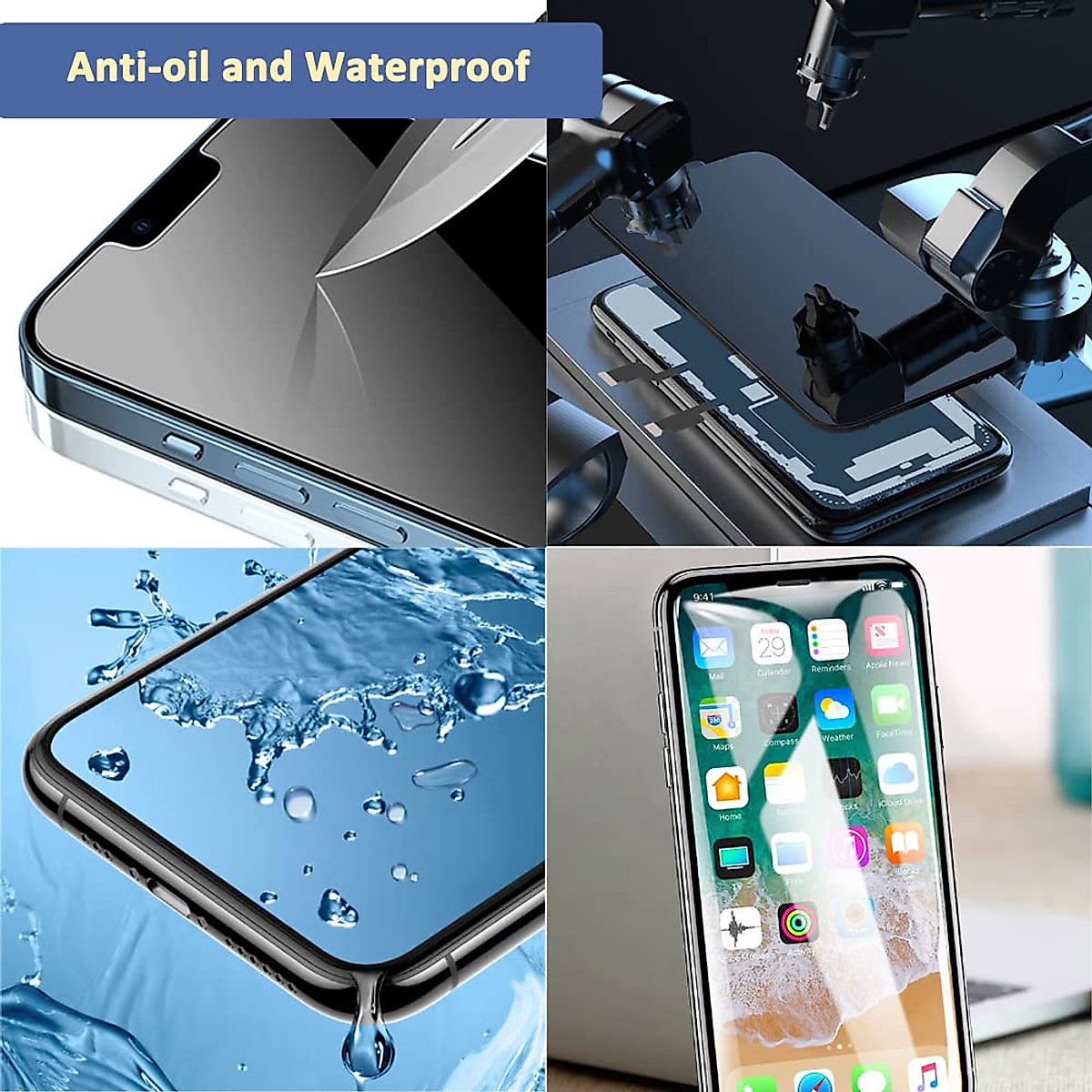 Yodoit for iPhone 11 Screen Replacement Kit Full HD COF LCD Display 3D Touch Digitizer Frame Full Assembly with Repair Tool for Model A2111, A2223, A2221 Black 6.1inch