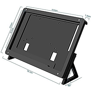 NIZYH 7 Inch LCD Acrylic Bracket Case Contact Screen Case Holder Bracket for Raspberry Pi 3 Model B+