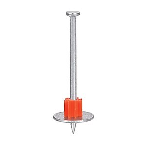 Ramset Powder Fastening Systems 1516SDC 2-1/2-Inch Washered Pins, 100 Pack