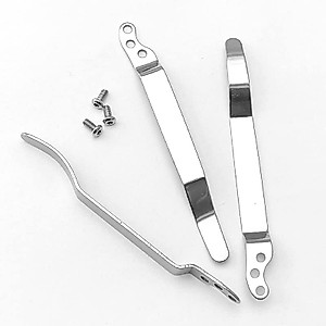 Echeson Knife Clip Tool DIY Parts Stainless Steel Back Clip Pocket Clip