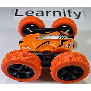 Double Sided 4WD 2.4 Ghz Remote Control RC Stunt Car Orange