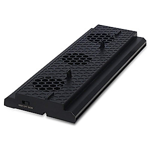 OSTENT 3 Cooling Fans Cooler 3 USB Ports Vertical Stand for Xbox One X Console