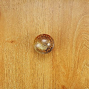 BITACS 6 Piece Chakra Symbol Cabinet Knob with Screws Chakra Healing Stone Dresser Drawer Knob Pull (Color : Argento, Size : As The Picture Shows)