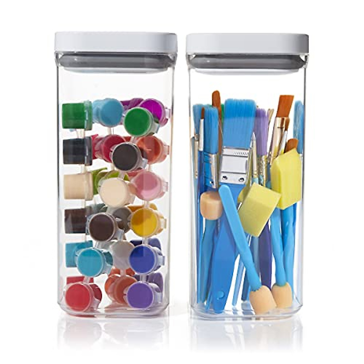 Copco Food and Organization Storage Container with Airtight Lid, 2.74-Quart, Clear