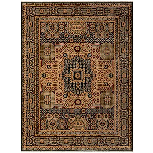 Unique Loom Palace Collection Area Rug (10' x 13' 1" Rectangle, Blue/Red)