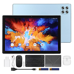 2 in 1 Tablet 10.1 Inch with BT Keyboard, 12GB RAM, 256GB ROM, 20MP Camera for 11.0, US Plug (US Plug)