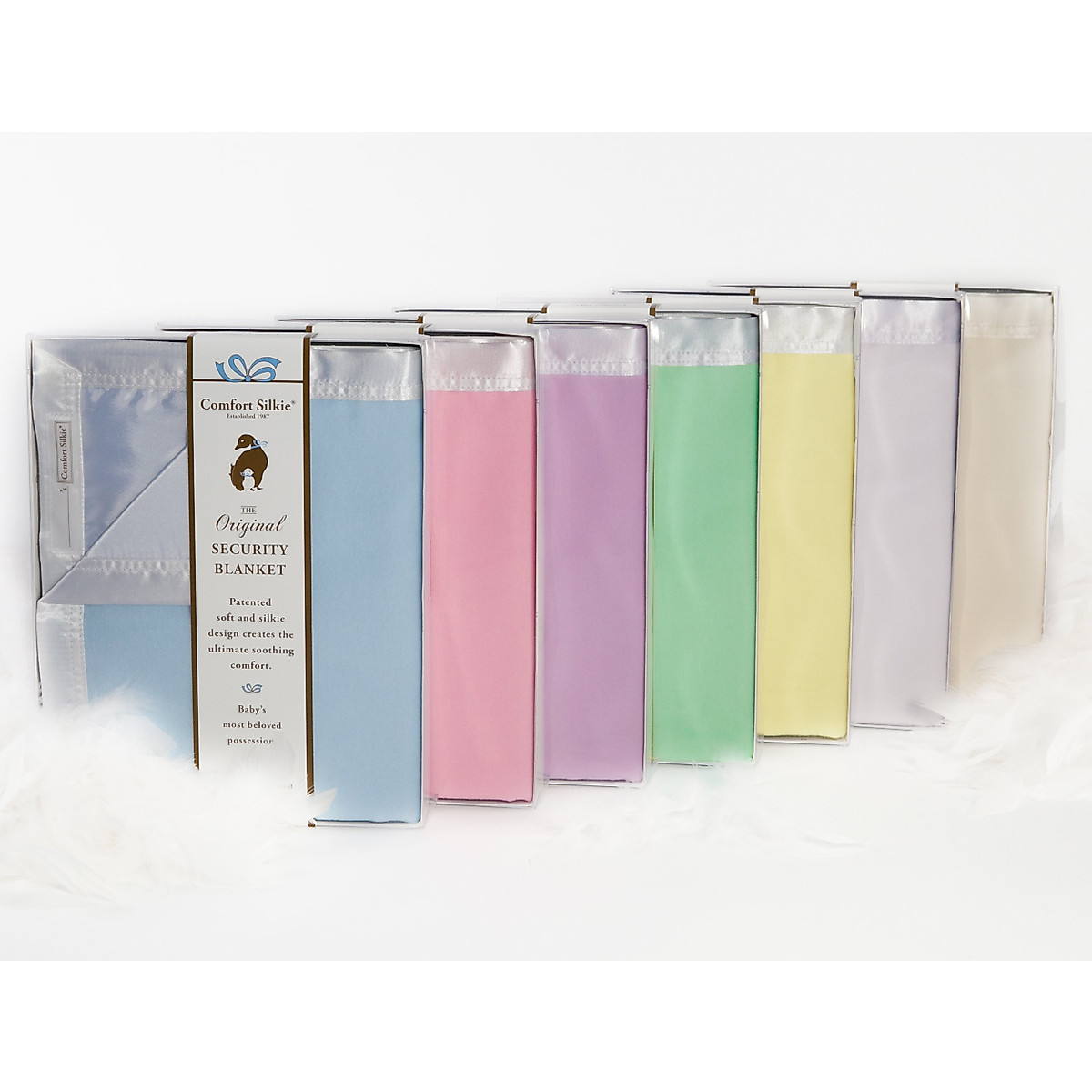 Yellow COMFORT SILKIE Security Blanket ~ The Original. The Best. Award Winning.