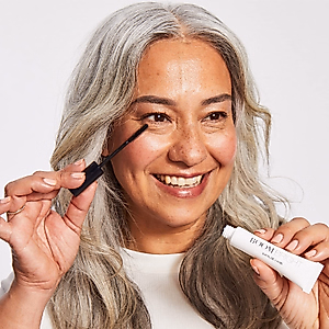 BOOM! Bright Pro Age Mascara - BOOM! by Cindy Joseph Lengthening & Strengthening Hypoallergenic Mascara for Older Mature Women w/Sensitive Eyes (Black)