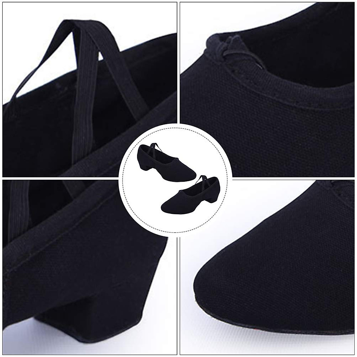 USHOBE Womens Shoes Toddler Slippers 1 Pair Ballet Shoes for Women Leather Ballet Dance Slippers Jazz Shoe On Yoga Shoes Performance Shoes for Women Girls Womens Shoes Girls Shoes Black