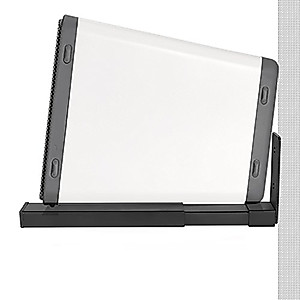 WALI Center Channel Speaker Wall Mount Dual Bracket Holder Stands, Hold up to 30 lbs, Arms Extend Adjustment from 7 to 11.5 inch (SLK201), Black