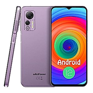 Ulefone Unlocked Mobile Phone 2023, Note 14 Android 12 3GB+16GB, Triple Card Slots 6.52" Waterdrop Screen, 8MP+5MP Dual Camera, 4500mAh Battery Dual SIM 4G Smartphone, Face Unlock, GPS, US Version