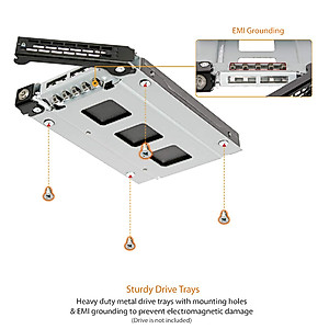 Icy Dock MB996SK-6SB bk | Version of MB996SP-6SB with keylocks