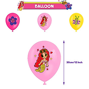 Cute Party Supplies Party Decor Singer Star Birthday Decorations Room Decor… (cartoon-karo party)