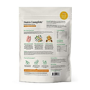 ULTIMATE PET NUTRITION Nutra Complete Premium Chicken Cat Food - Freeze Dried Chicken Cat Food - Feline Freeze Dried Food (12 Oz)