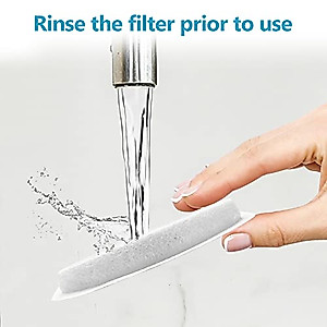 ORSDA Cat Water Fountain Filters, 12 Packs Replacement Carbon, Resin Filters for D60 100oz/3L Automatic Pet Fountain Cat Water Fountain Dog Water Dispenser, 3 Triple Filtration System