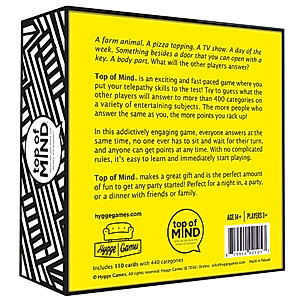 Top of Mind. What do You Think The Others Will Answer?