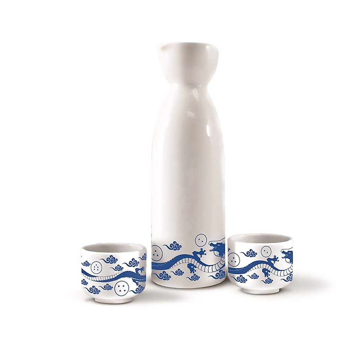 JUST FUNKY Dragon Ball Z Shenron Mug, 10 oz Carafe and 2 oz Cup, Single Color Design (Officially Licensed)