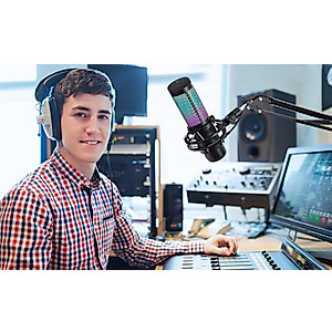 Mic Arm for HyperX QuadCast - Professional Boom Arm Compatible with HyperX QuadCast S and QuadCast Microphone, Adjustable Scissor Microphone QuadCast Boom Arm by YOUSHARES