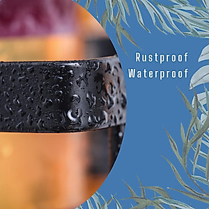 Shower Caddy Bathroom Organizers and Storage, Tile Shower Organizer 5 Pack Bathroom Set | No Drilling Bathroom Shelves | Shower Storage Organizer Stainless Steel With Large Capacity (Set of 5), Black