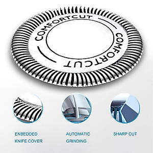 HQ8 Replacement Heads for Philips Norelco Aquatec Shavers, HQ8 for Norelco Replacement Heads,Razor Blades for PT720 PT730 AT880 AT810 AT815,HQ8 Blades New Upgraded,HQ8 Head Blades 3Pack & Brush