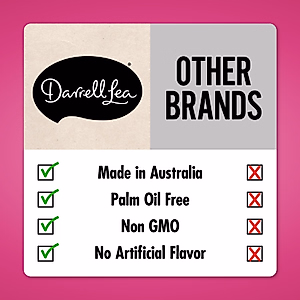 Darrell Lea Soft Australian Licorice, Mixed Fruit Flavor, 1.925 Pound Bulk Bag | Non-GMO, No Palm Oil, Plant Based, No High Fructose Corn Syrup | Soft & Chewy Licorice Candy, Made in Australia