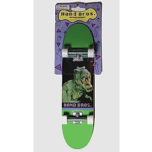 HANDBROS Handboard Skateboard 27cm 10.5 inch Tech Large Finger Board W/Grip 'T REX'