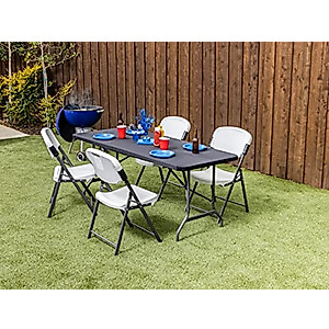 Iceberg iGear Stretch Fabric Table Top Cap Cover, fits 6' Tables, Polyester/Spandex, Black, 30" W x 72" L